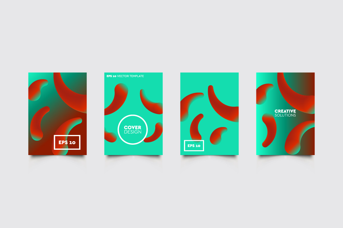 Vector 3D Cover Designs #50, a Brochure Template by relineo.vectors