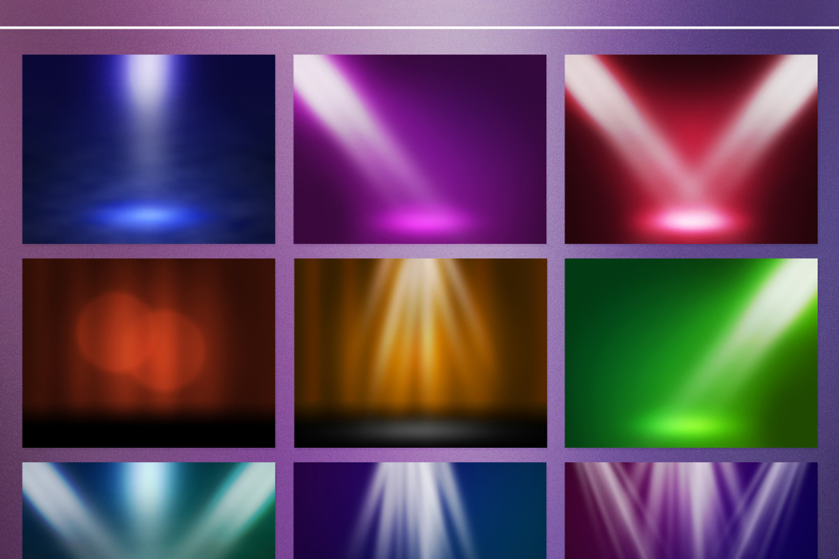 Spotlight Backgrounds Set, a Texture Graphic by Backgrounds Store