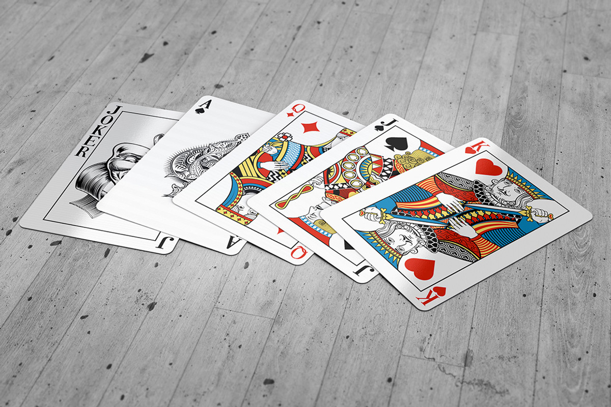 Playing cards complete original deck, an Illustration by Christos Georghiou