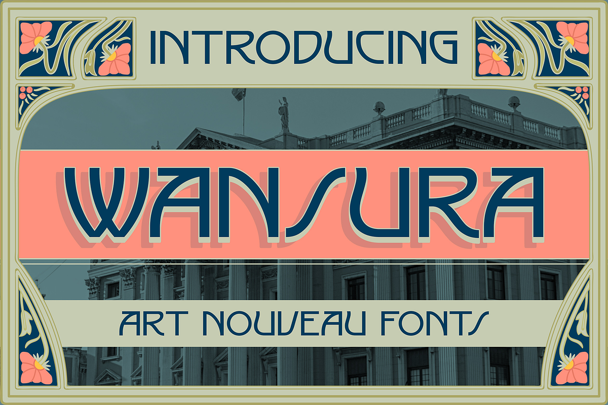 Wansura - Art Nouveau Fonts, a Sans Serif Font by Konstantine Studio