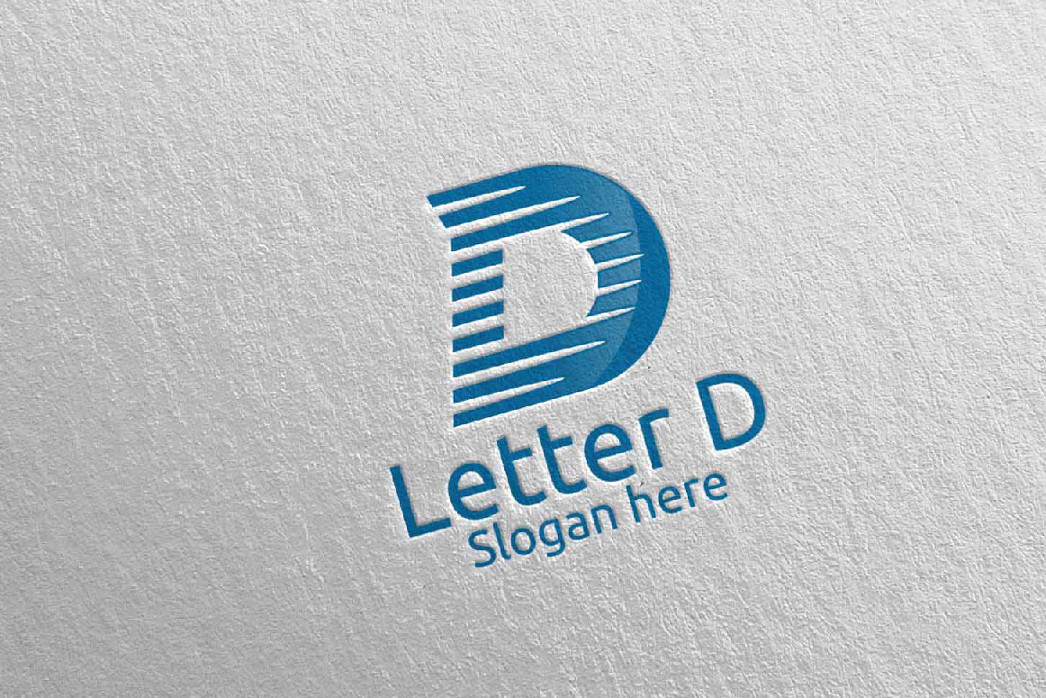 Digital Letter D Logo Design 10, a Branding & Logo Template by denayunebgt