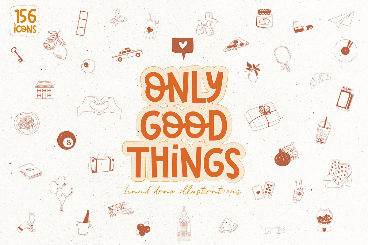 Only Good Things Icons Set