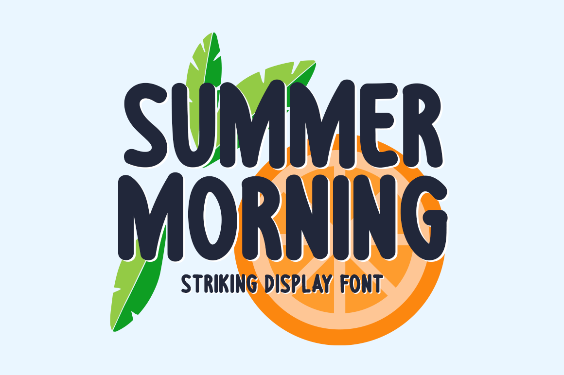 Summer Morning Typeface, a Handwritten Font by Seemly Fonts