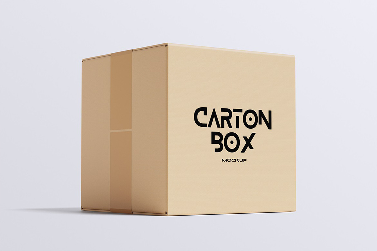 Carton Box Mockup, a Packaging Mockup by Twins_studio926