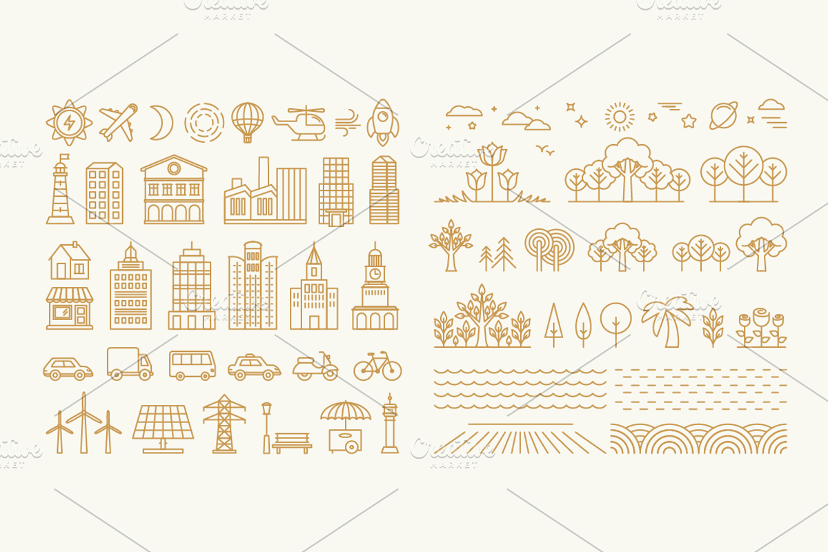 Linear city constructor, a Graphic by venimo