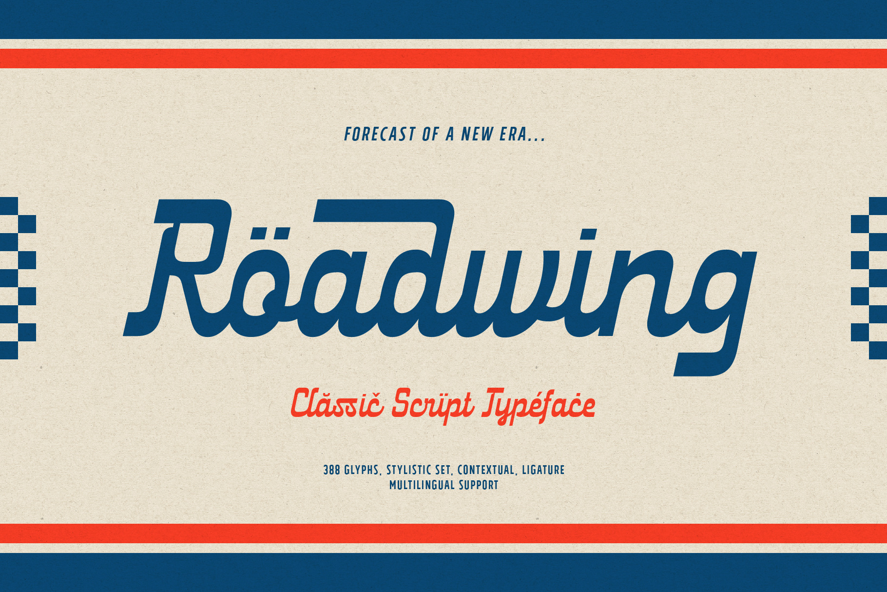 Roadwing Retro Automobile Fonts