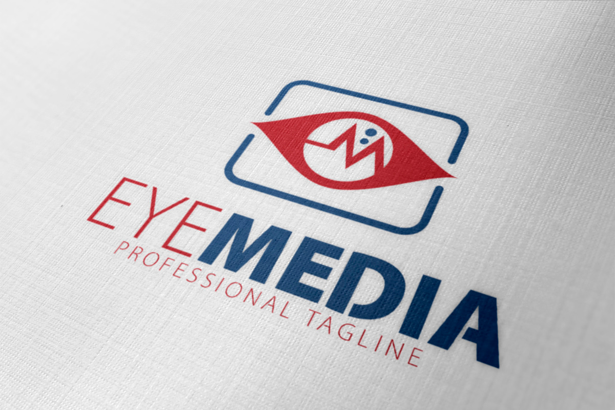 Eye Media Logo, a Branding & Logo Template by Creative Dezing