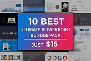 10 Powerpoint Bundle, a Presentation Template by PreFactory