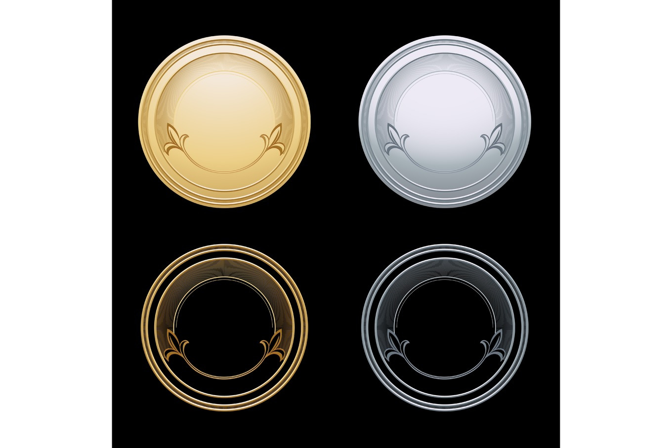 Blank token, vector illustration, a Background Graphic by Marinstri