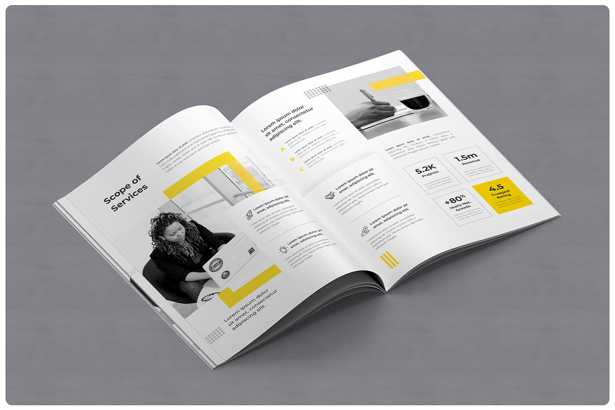 Proposal 24 Pages | DOCX, InDesign, a Brochure Template by BrochuresFactory