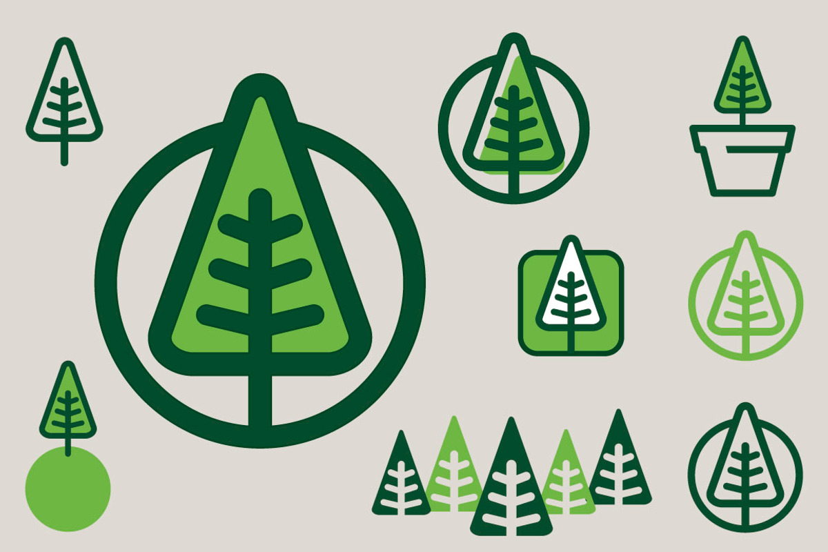 Plant one tree, an Illustration by Do2design | Creative Market