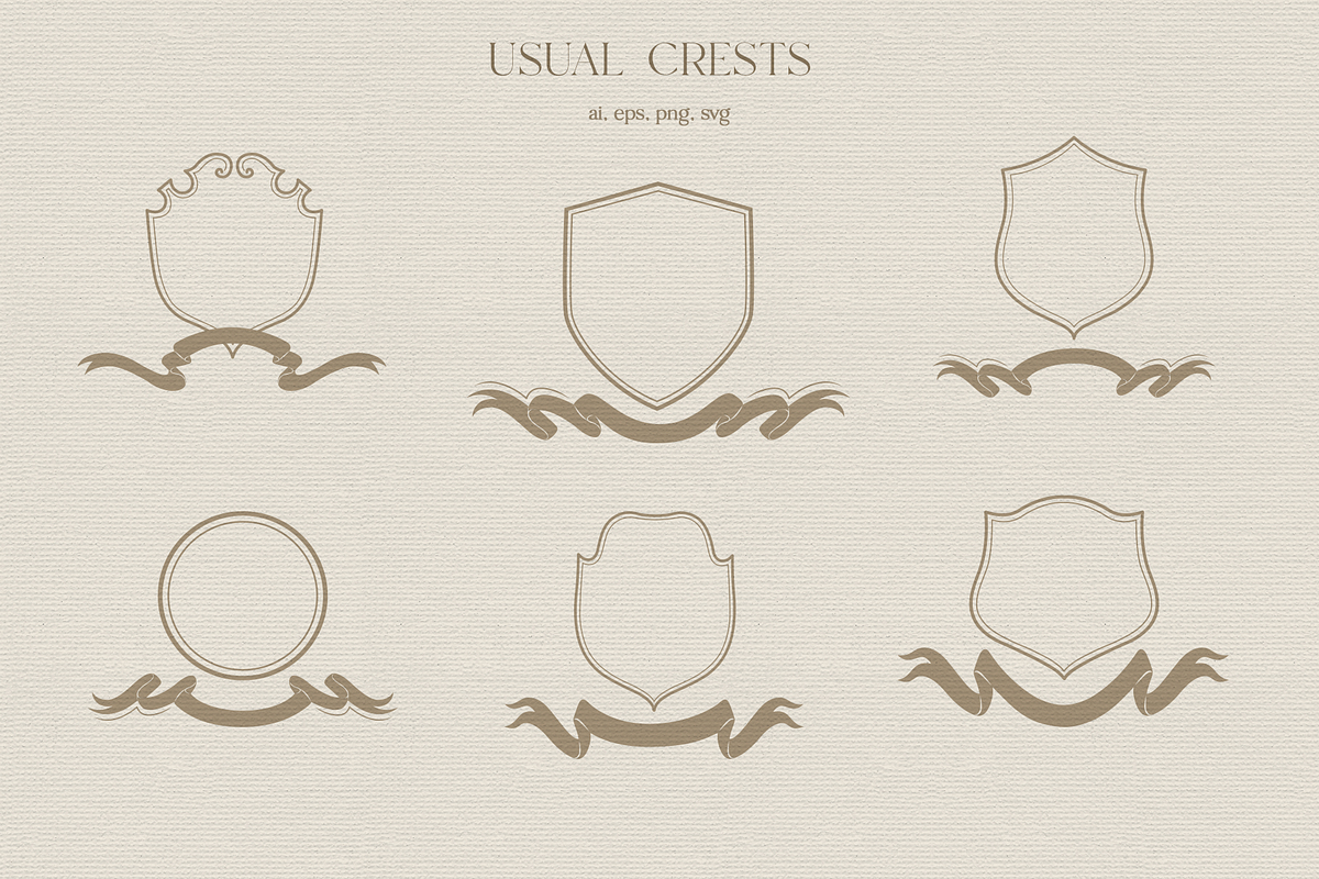 Wedding Monogram Creator. Crests., a Decorative Illustration by Designwork