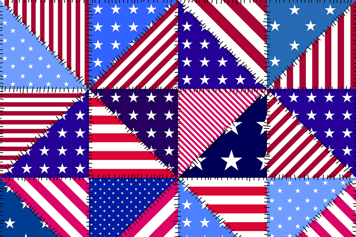 USA flag collection.