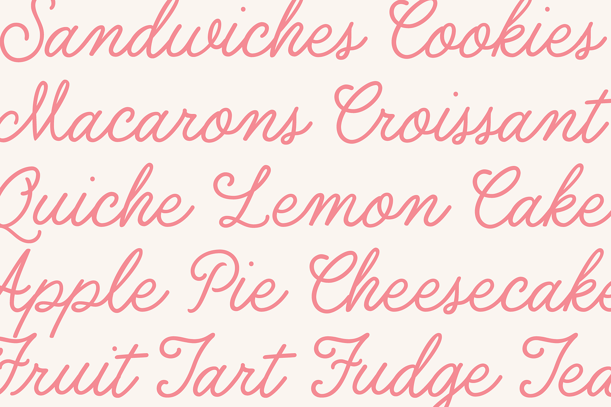 Sweet Frosting - Handwriting Font, a Handwritten Font by Danielle Eneh | frosting font, sweet ...