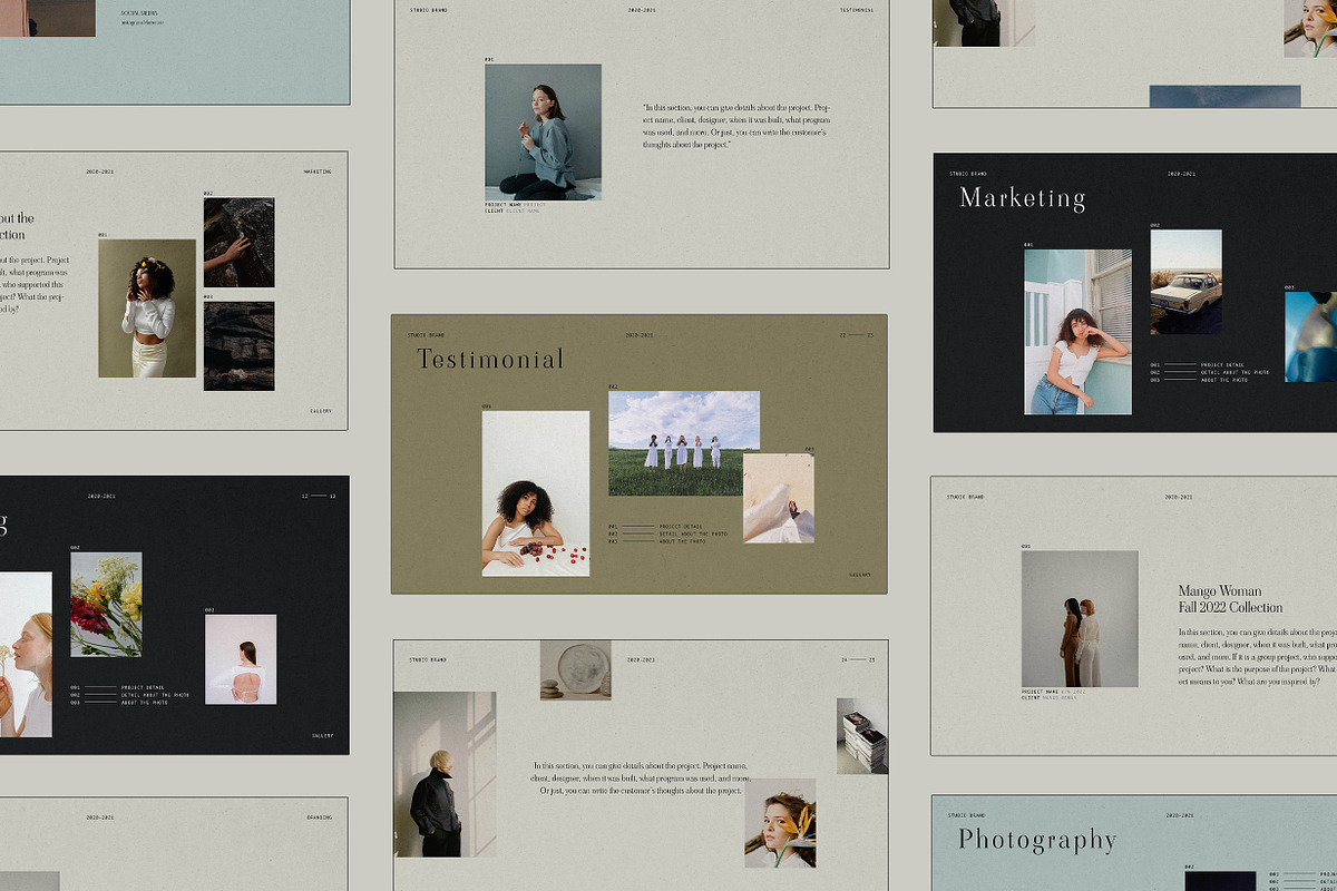 PANDORA I Creative Portfolio I Canva, a Magazine Template by Studio Brand