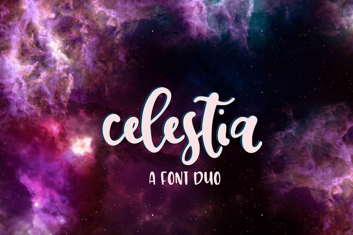Celestia : A Font Duo, a Script Font by OnTheSpotStudio