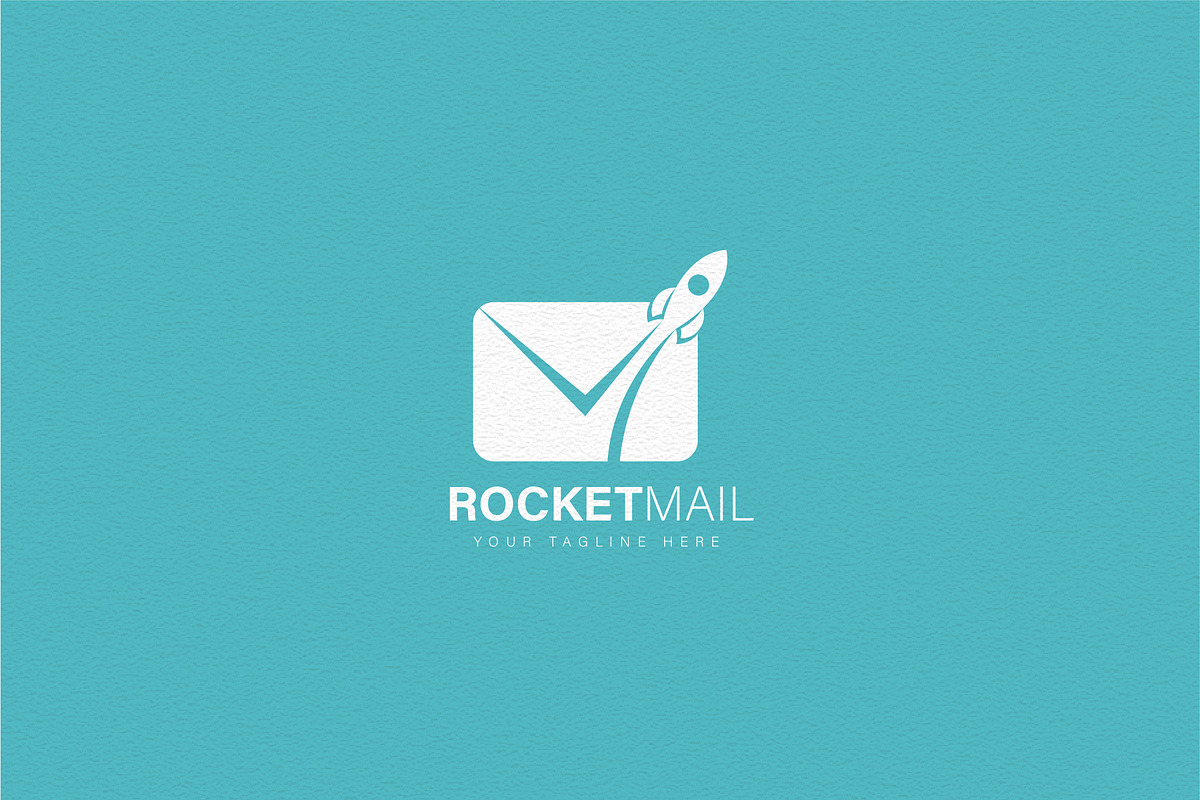 Rocket mail logo design template, a Branding & Logo Template by ...