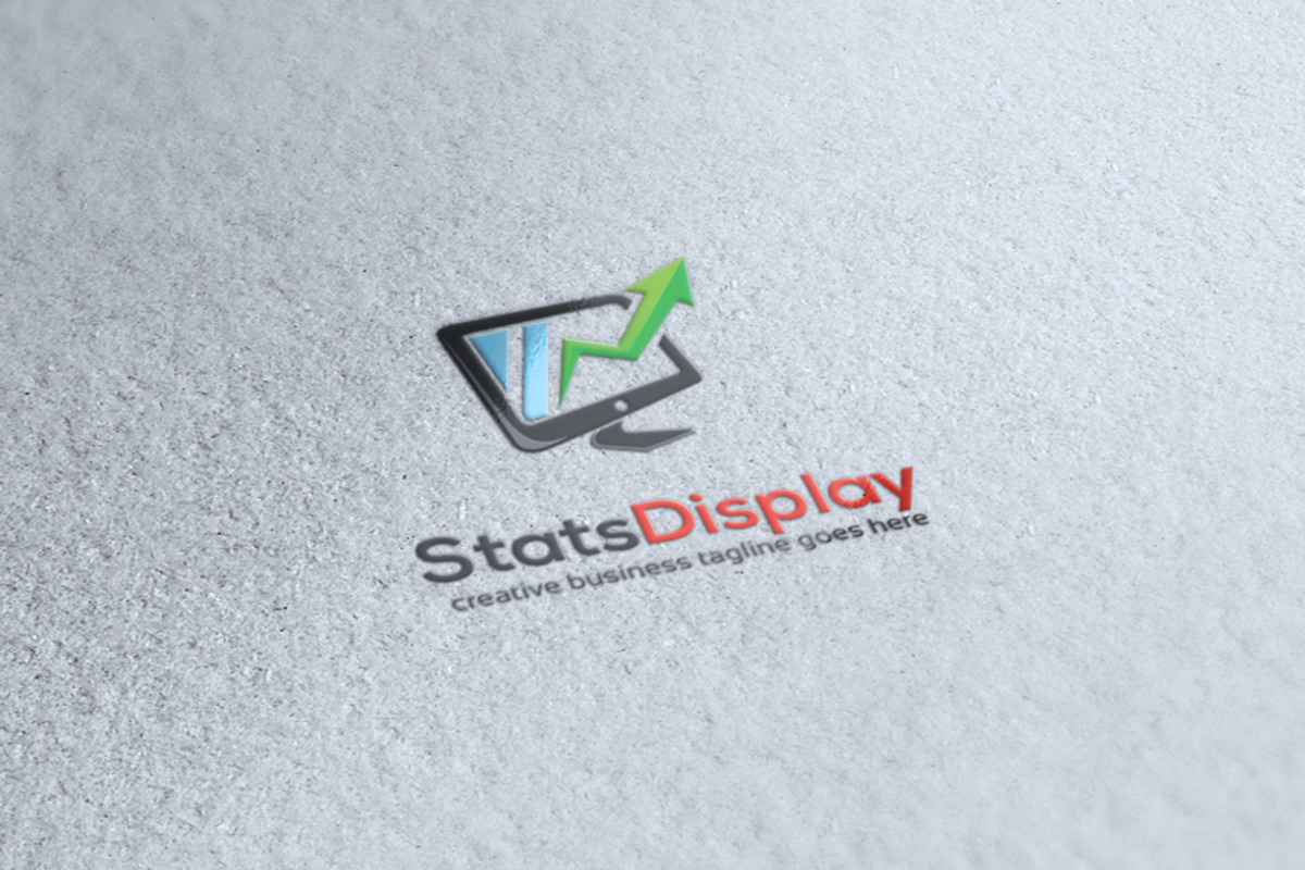 Stats Display Logo, a Branding & Logo Template by Slim Studio ...
