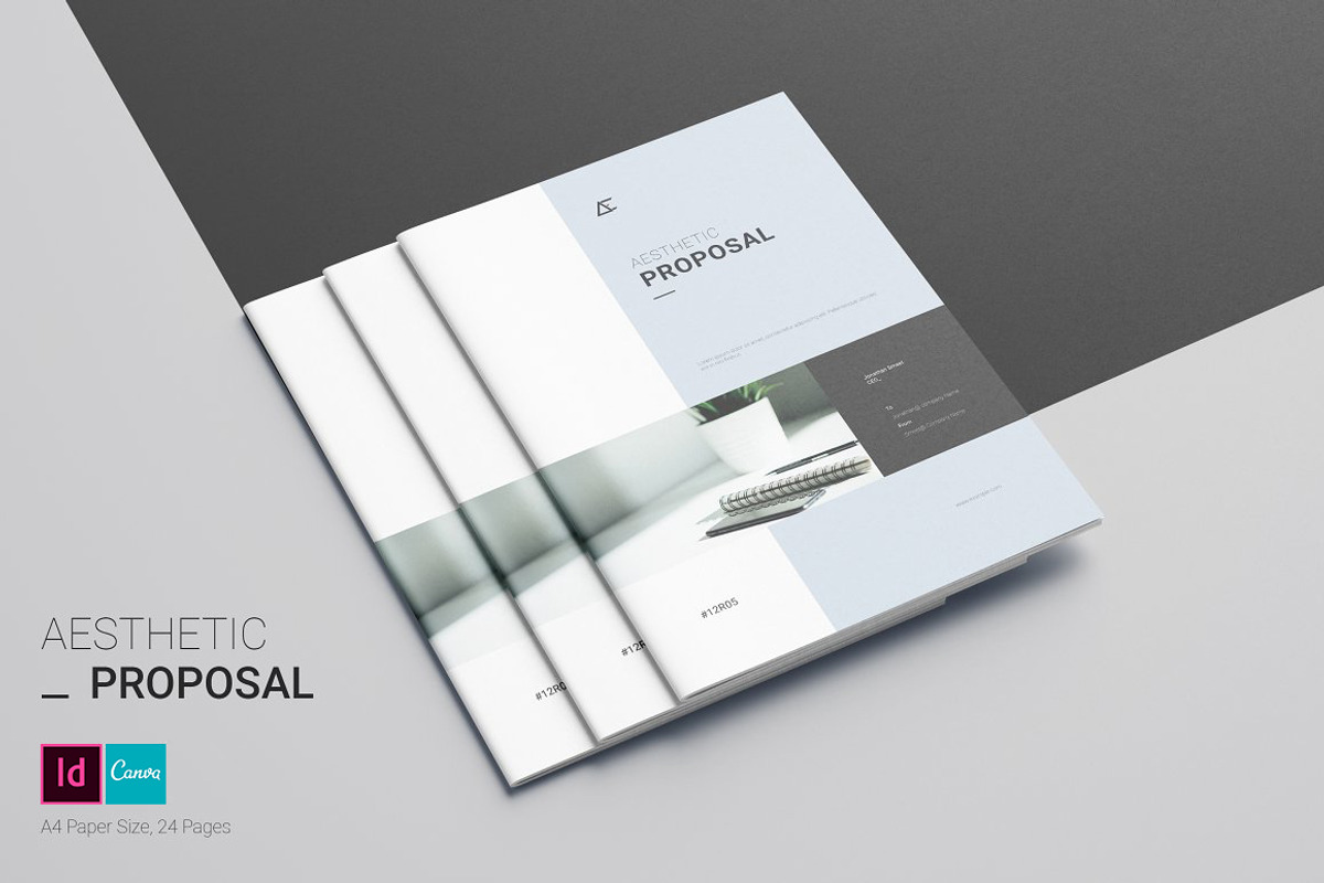 Aesthetic Proposal Template, a Brochure Template by crazyOWL