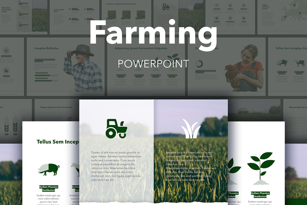 Farming PowerPoint Template, a Presentation Template by Jumsoft