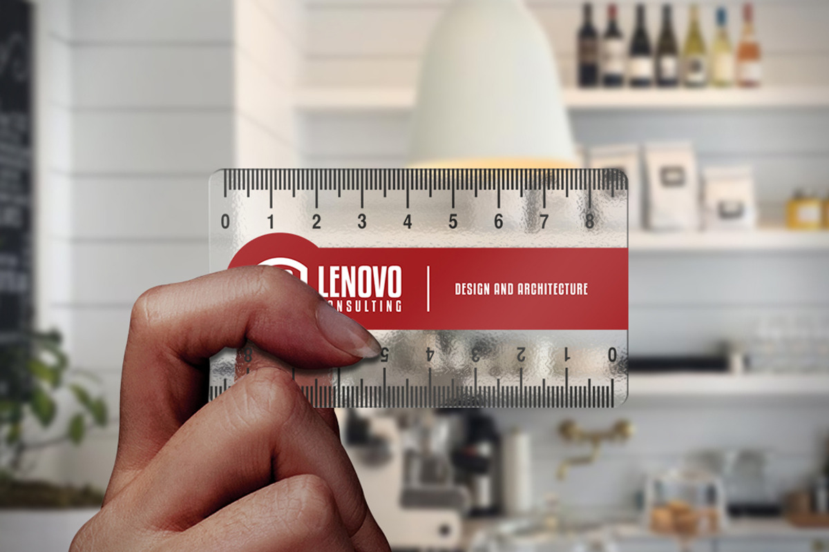 Transparent Ruler Business Card, a Business Card Template by Marvel