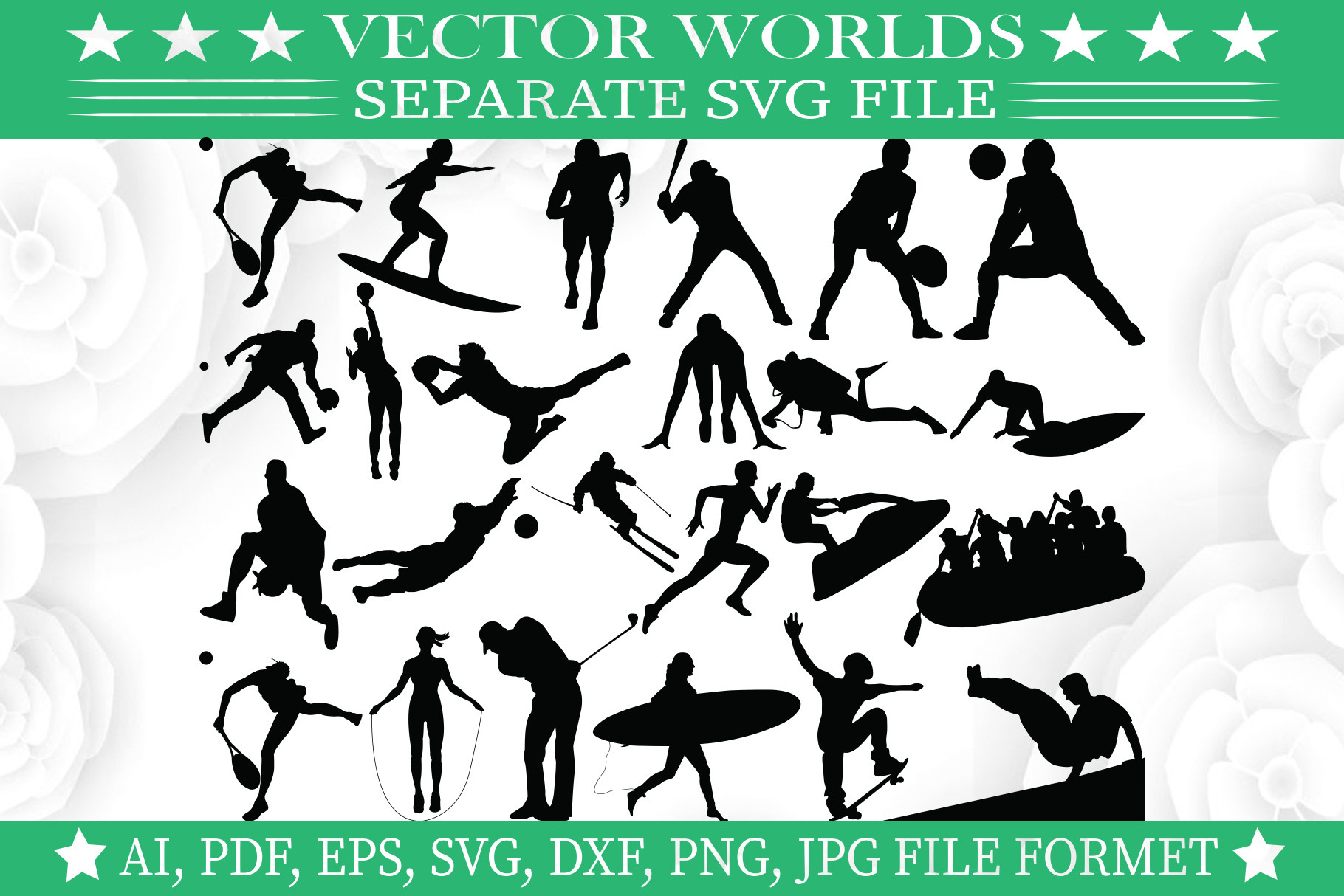 Sports Svg, Ball, Bat, Sport Svg, an Object Graphic by VectorWorlds