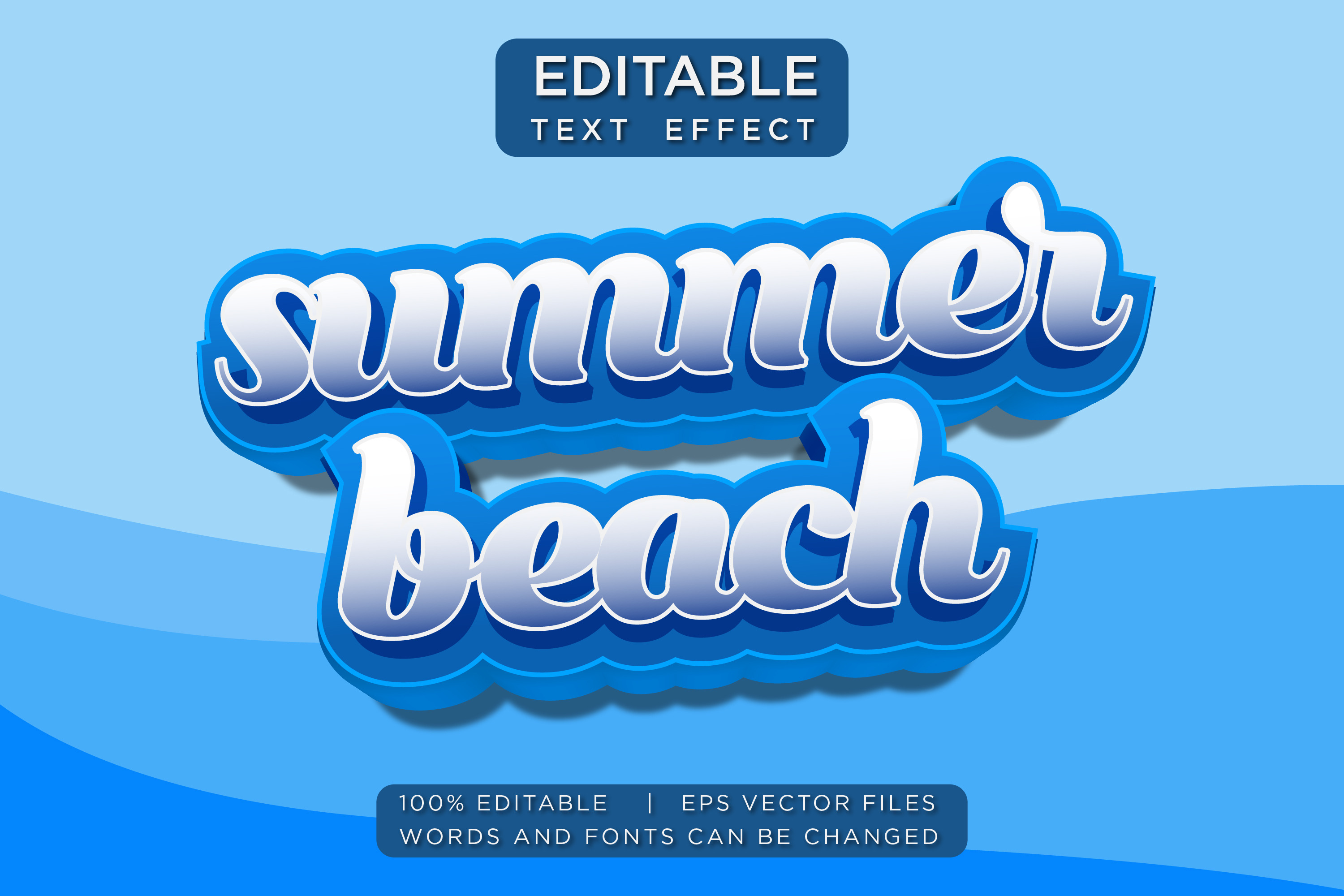 realistic summer text effect, a Layer Style Add-On by yokbisayok