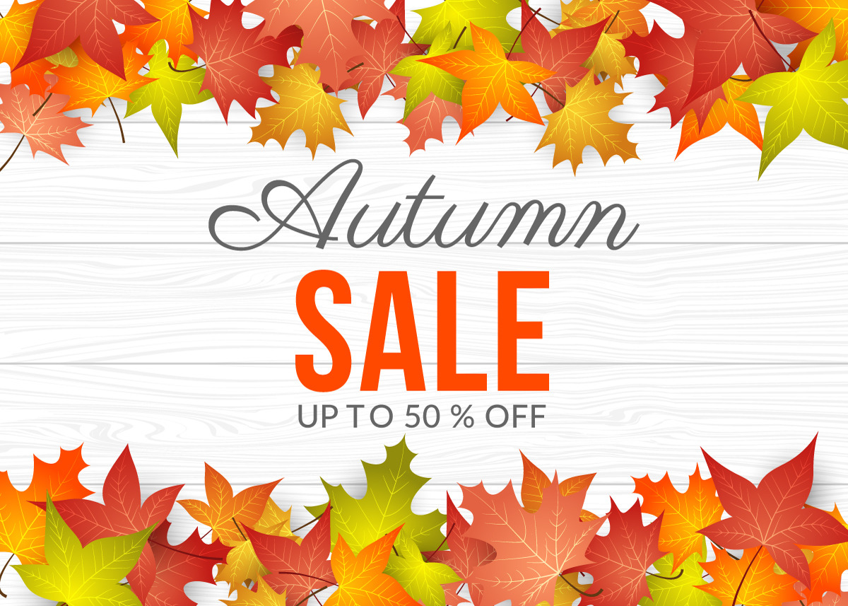 Autumn Sale Background., a Decorative Illustration by S_design
