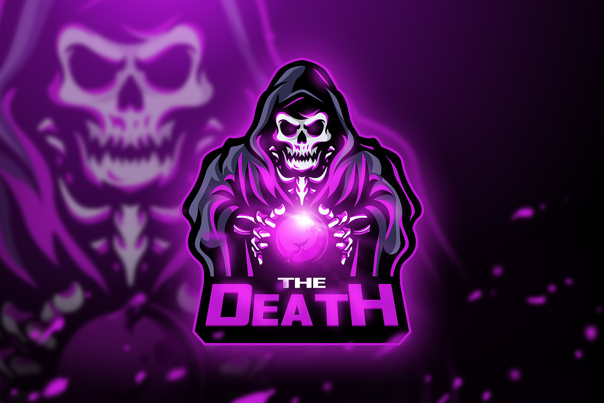 The Death - Mascot & Esport logo, a Branding & Logo Template by AQR Studio