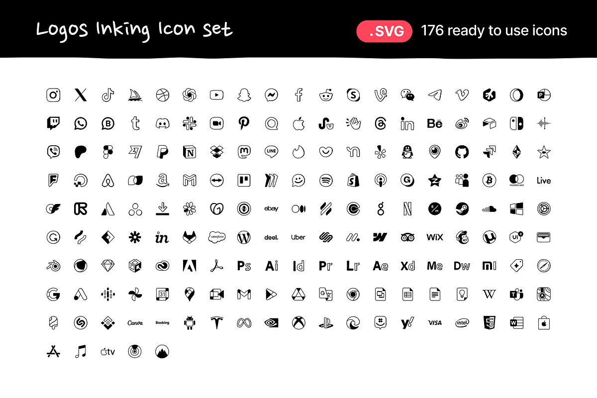 Inking Logos Icons