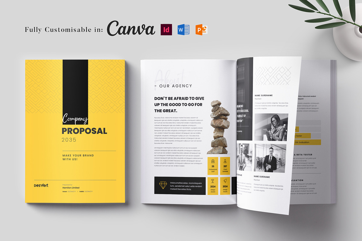 Business Proposal Template, Canva