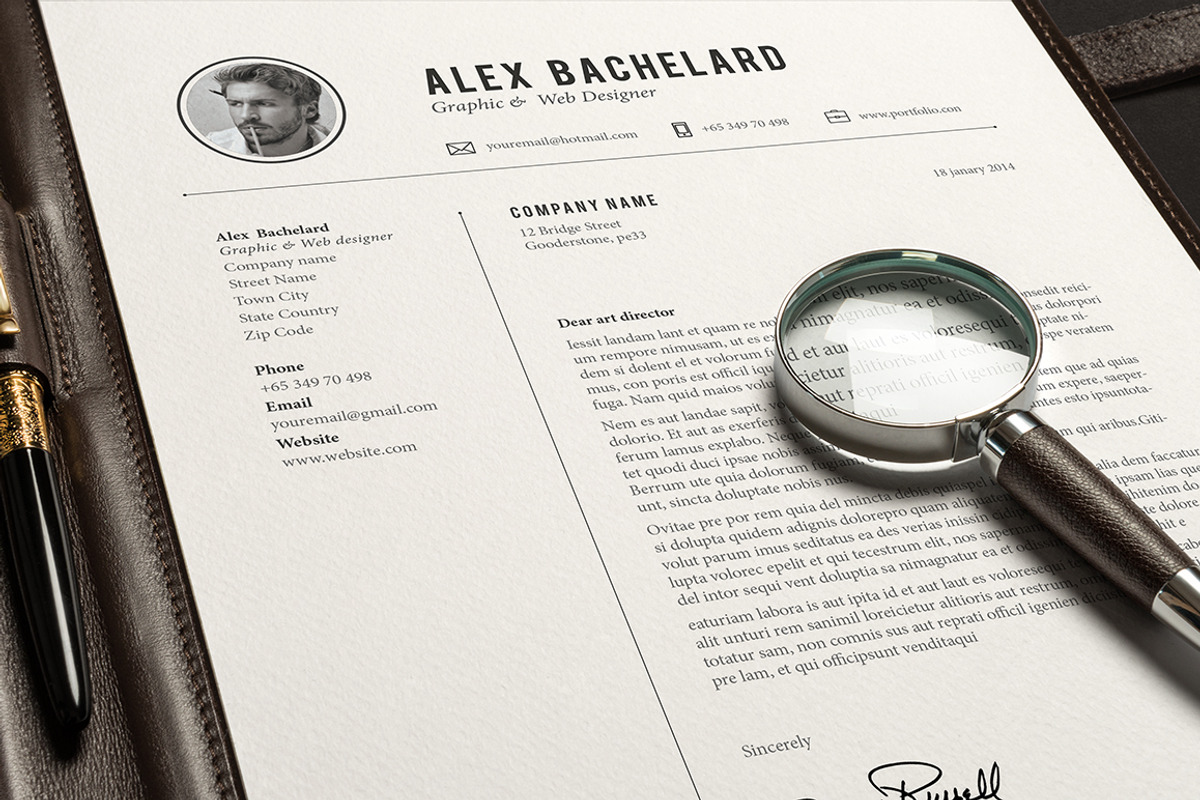 Alex Resume, a Resume Template by Estartshop