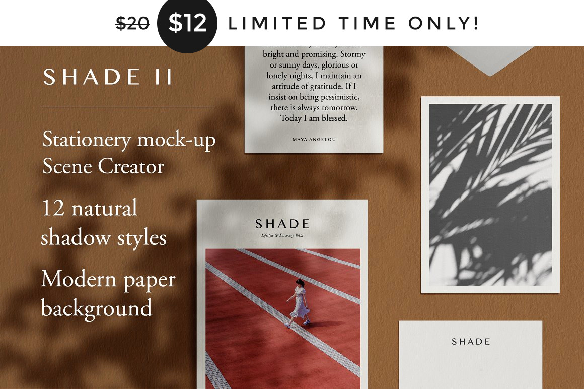 Shade II - Natural Light Mockup Kit, a Print Template by new public
