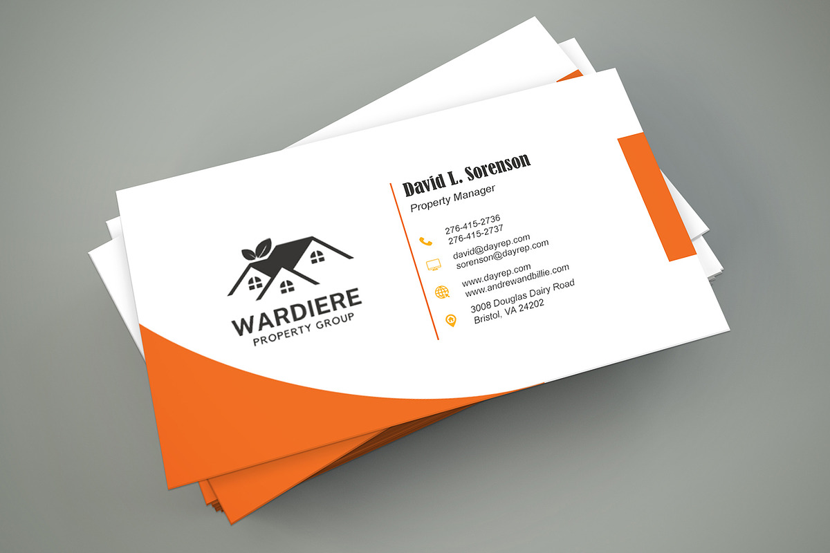 Double Identity Card PSD Template