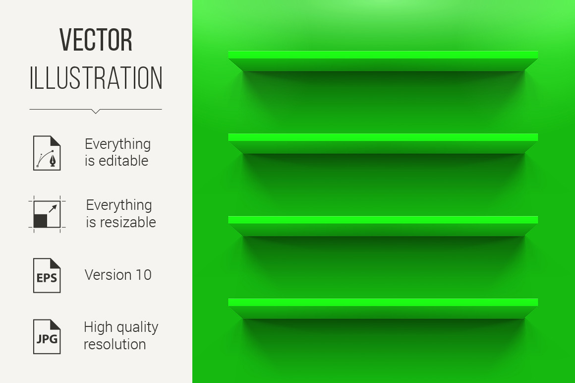 Shelves, a Background Graphic by DvargShop