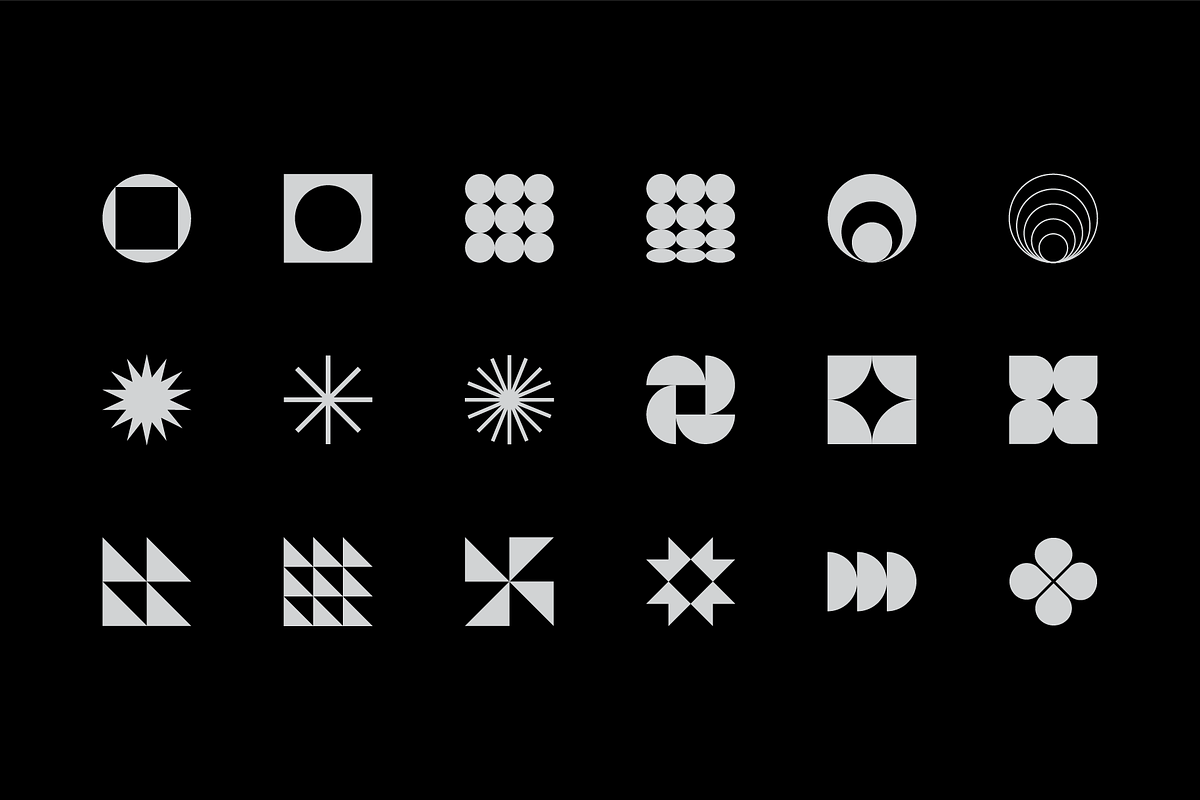 Brutalism Inspired Icons