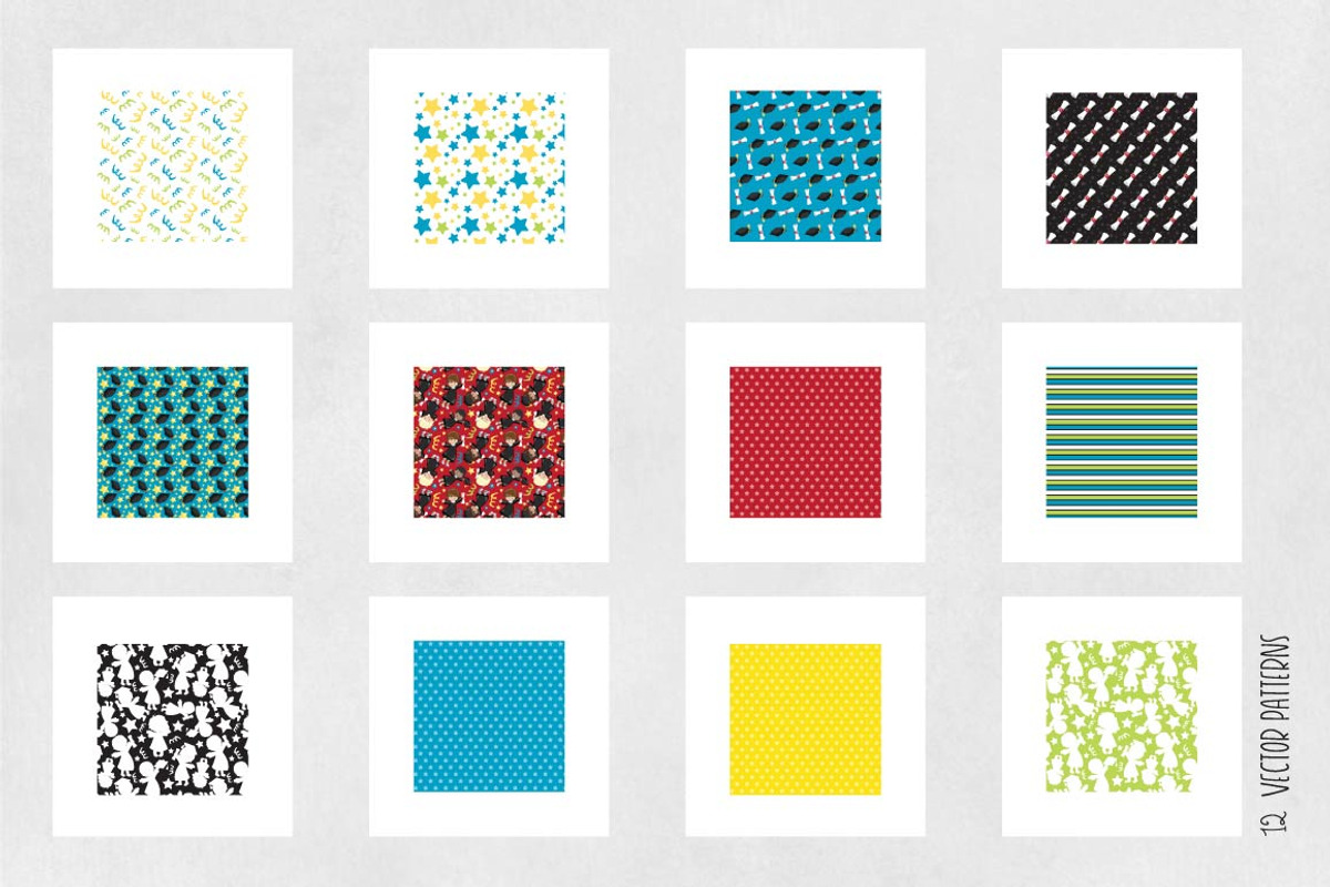 GRADUATION Pattern collection, a Pattern Graphic by PrettyPatterns ...