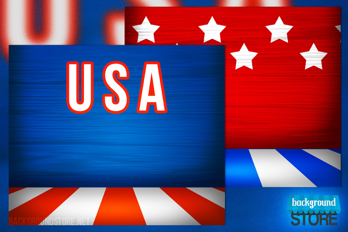 USA Stage Backdrop, a Texture Graphic by Backgrounds Store