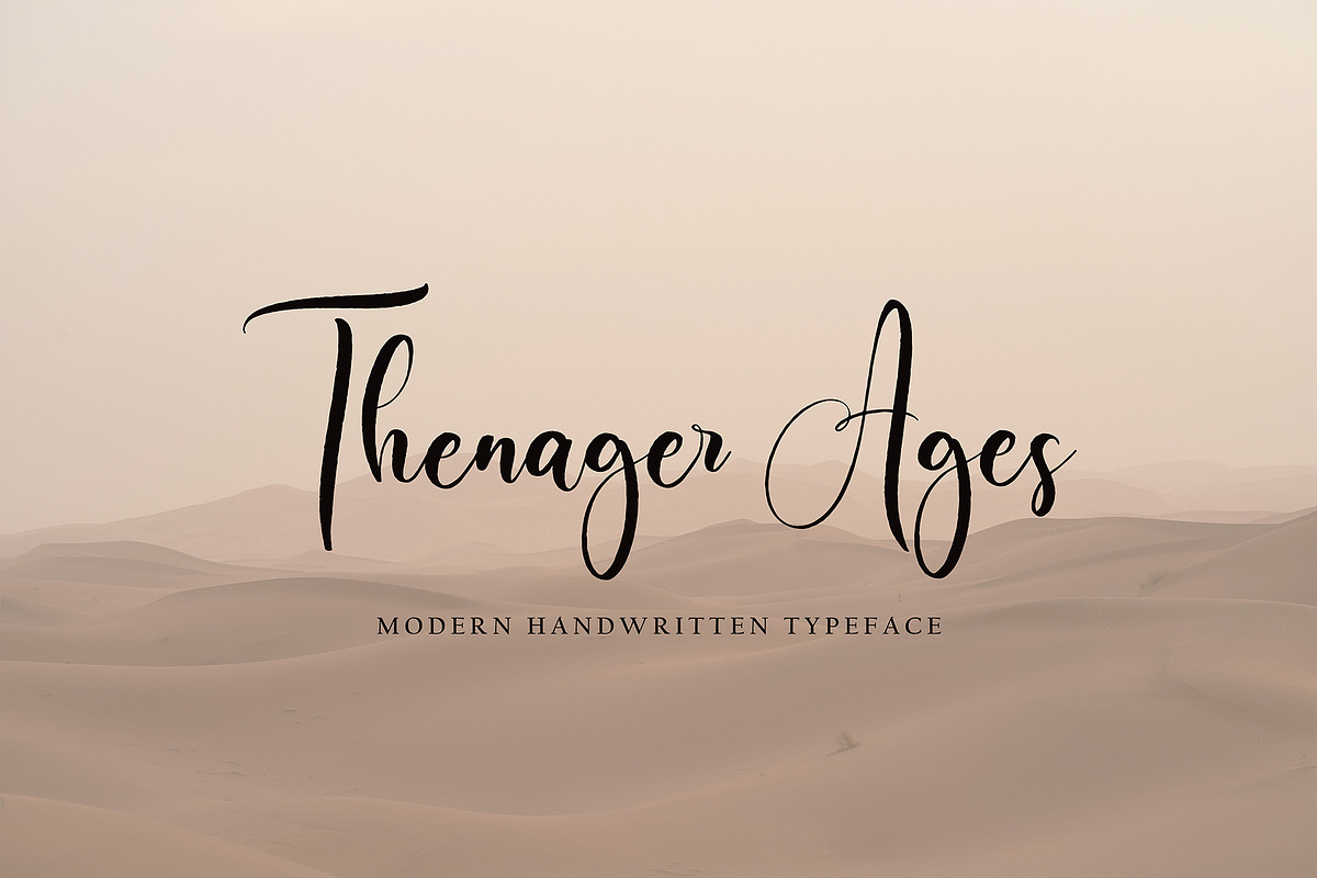 Aleandra Bella, a Script Font by pineungtype