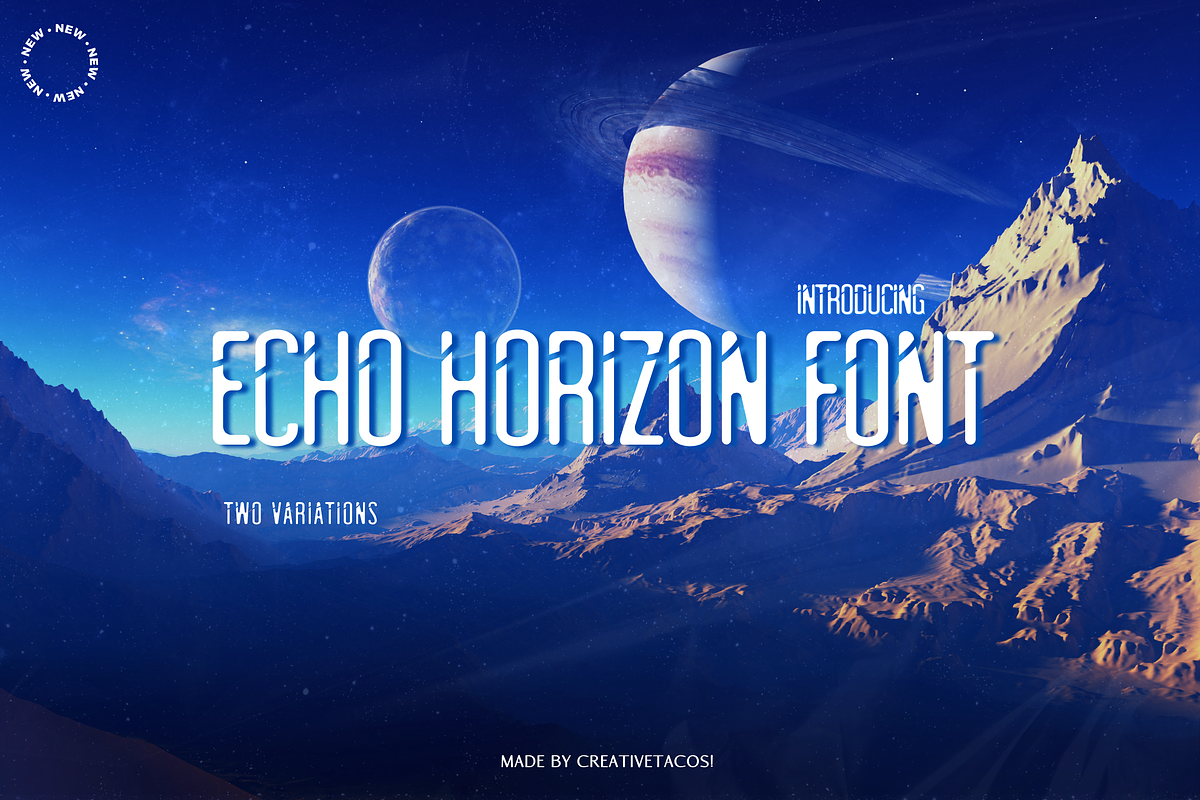 Echo Horizon Font Family