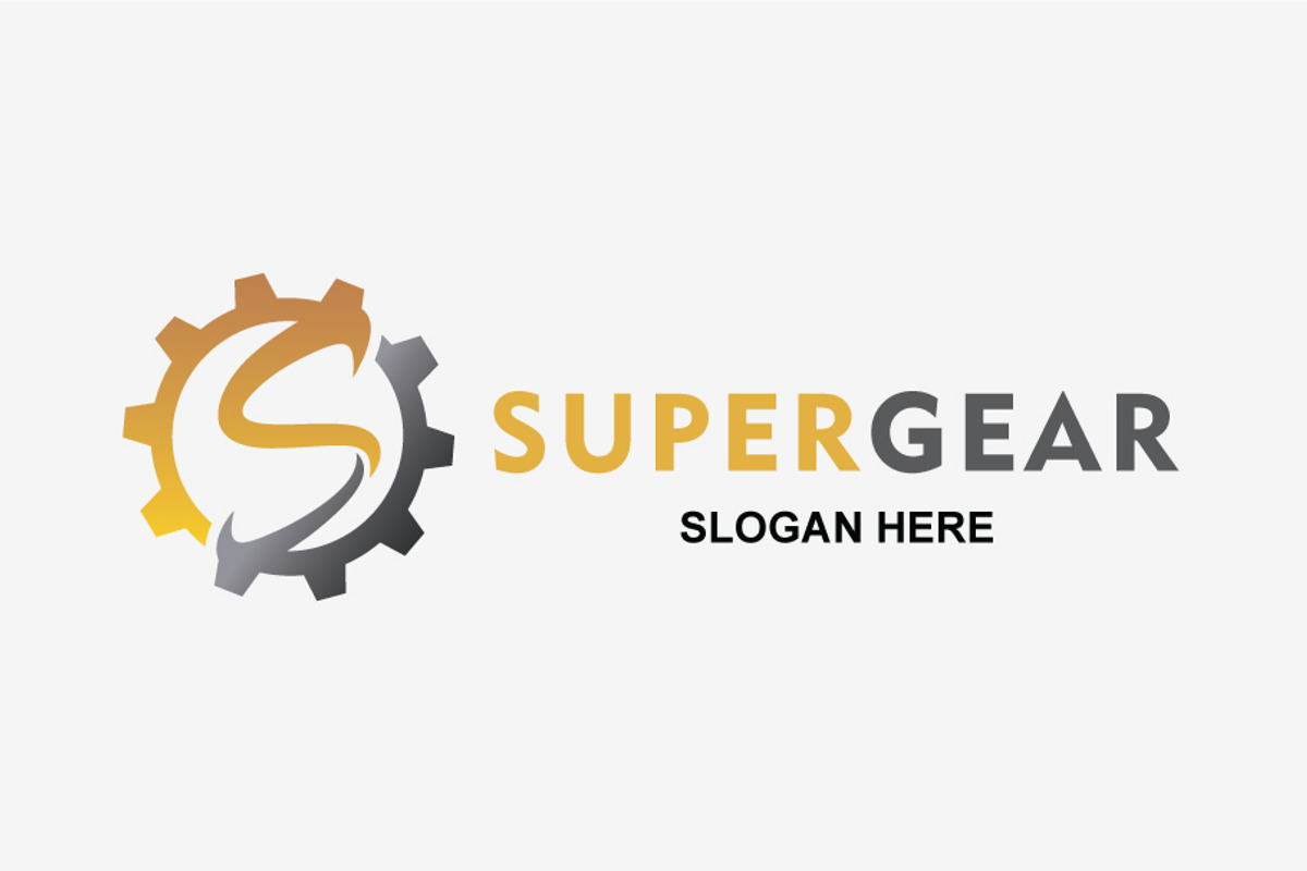 Super Gear Logo, a Branding & Logo Template by MotionMount | Creative ...