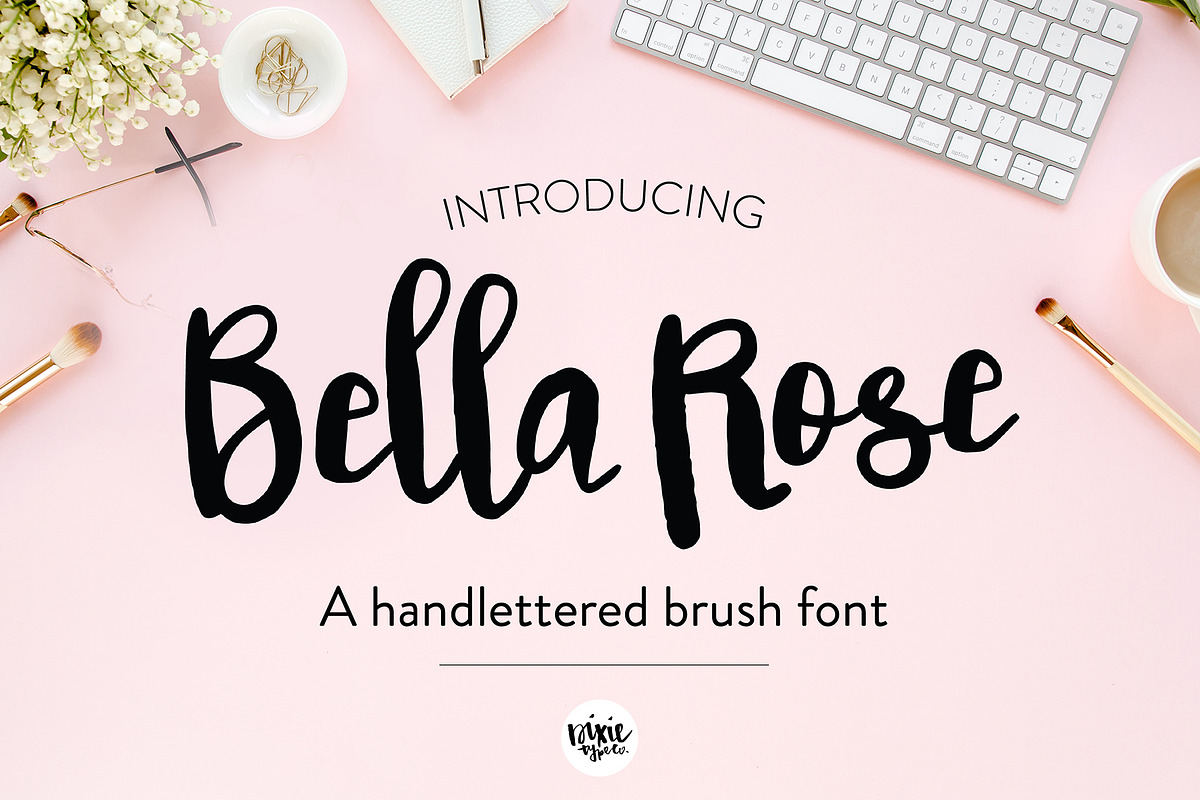 70% OFF Hand Lettered Brush Font Set, a Script Font by Blush Font Co.