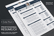 My Professional Resume CV Set, a Resume Template by SNIPESCIENTIST