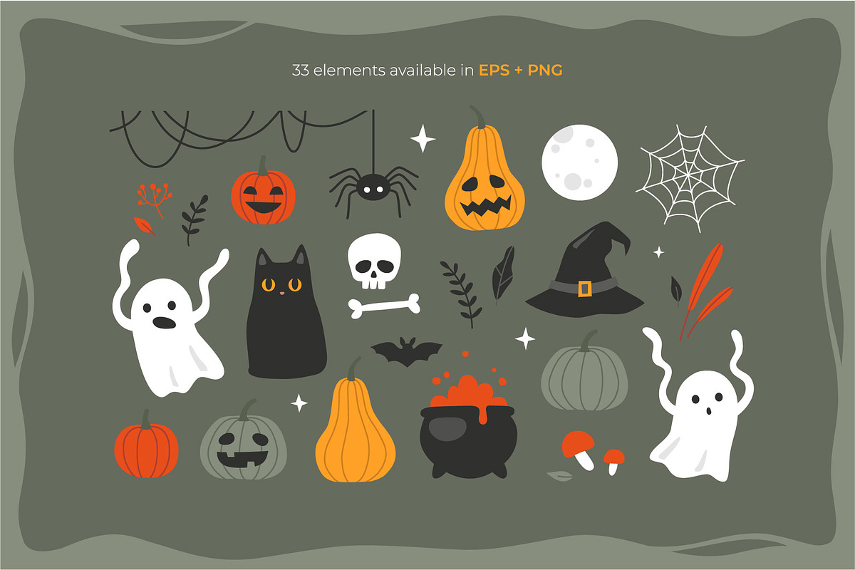 Halloween clipart bundle
