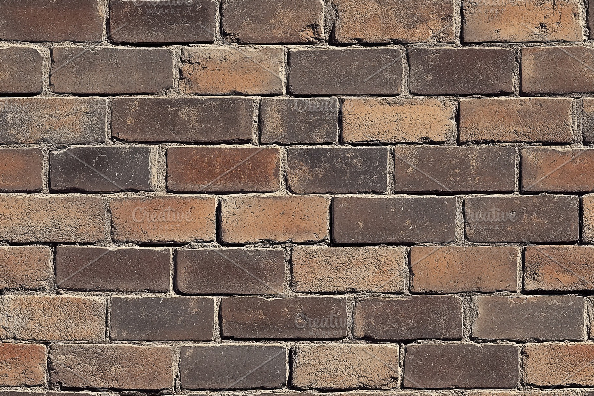 Seamless brown cinder block textured brick wall featuring a mix of ...