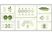 Eight Teamwork Slide Template Set, an Education Illustration by ...