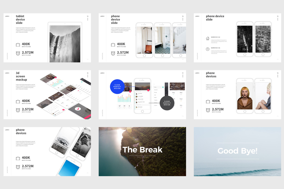 PATTERN Powerpoint Template, a Presentation Template by ShapeSlide