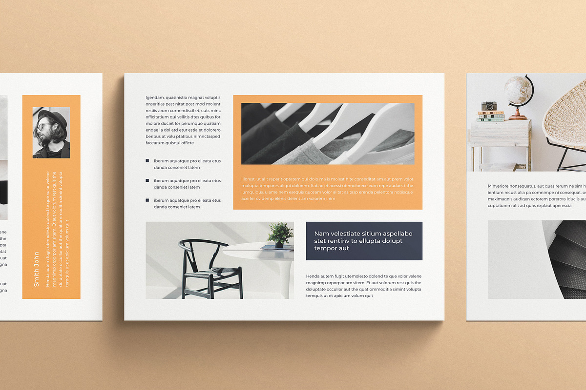 Landscape Newsletter Template, a Brochure Template by TemplatesForest