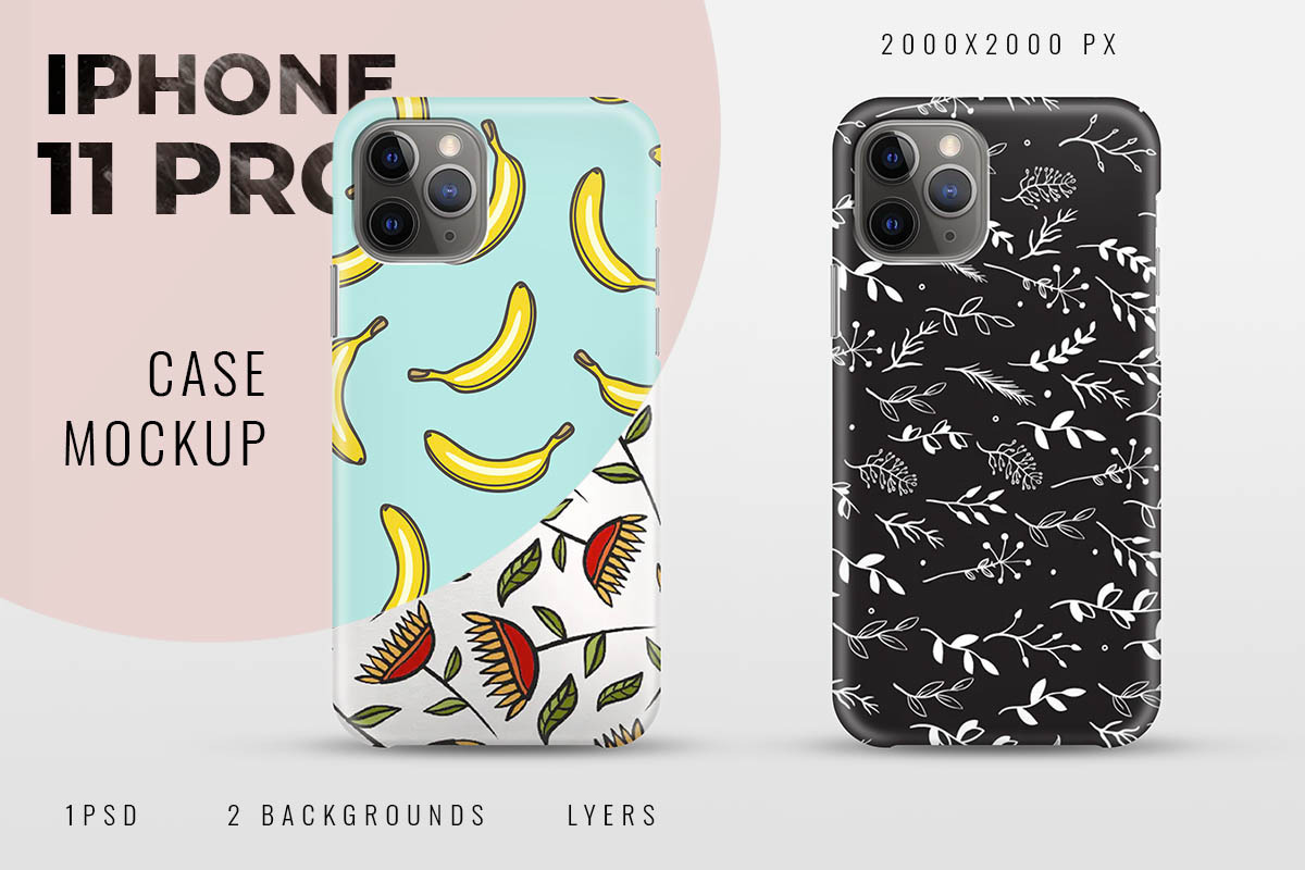 iPhone 11 Pro Case Mockup, a Product Mockup by shaman