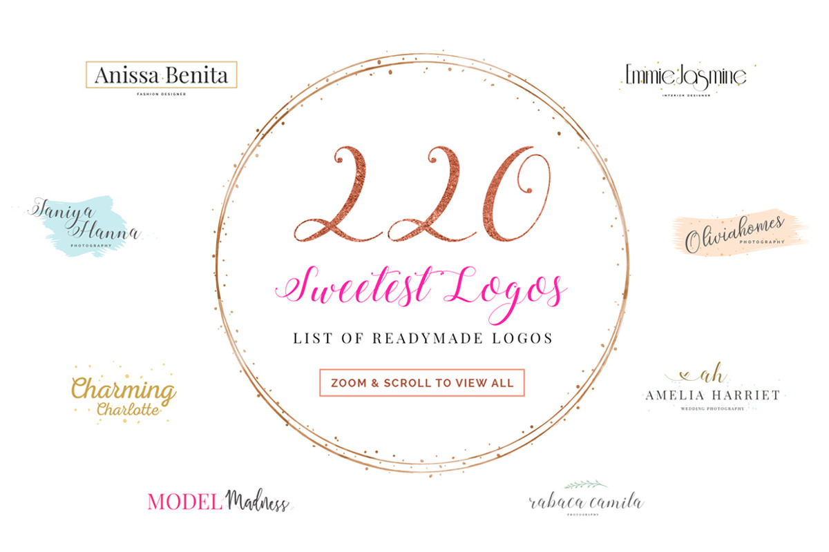 Girlboss Premade Branding Logos, a Branding & Logo Template by ...